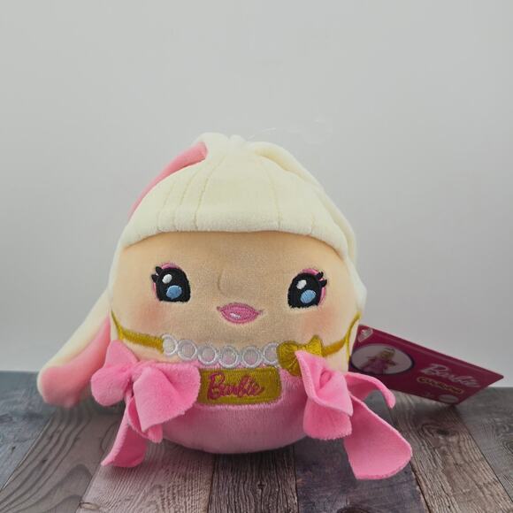 Barbie | Toys | Barbie Cuutopia 5 Iconic Pink Dress Plush Doll Pearl ...